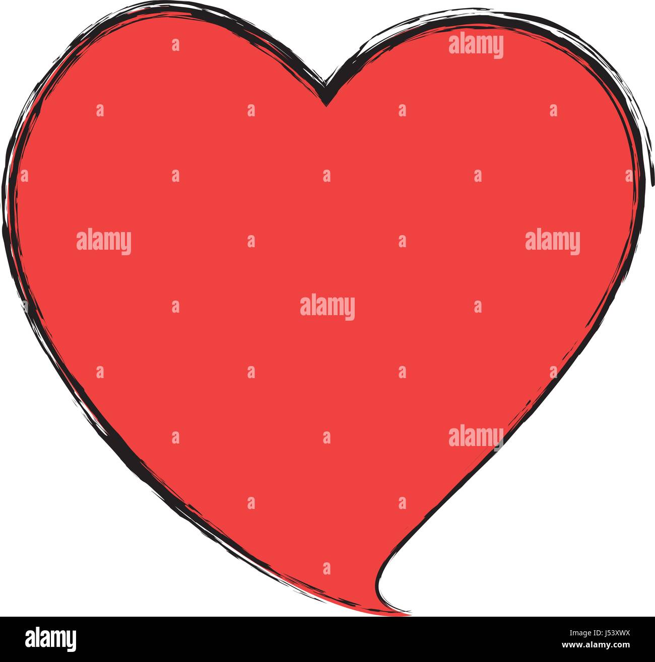 heart shape symbol Stock Vector Image & Art - Alamy