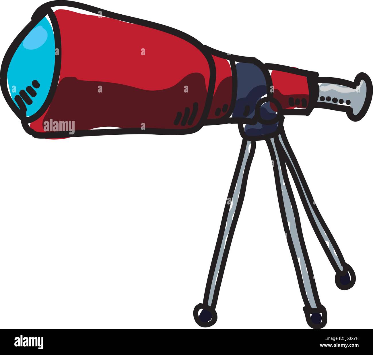 telescope science device Stock Vector Image & Art - Alamy