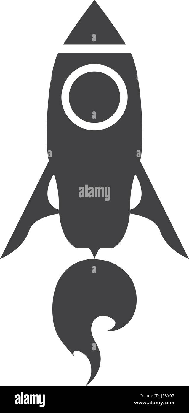 rocket launch pictogram Stock Vector Image & Art - Alamy