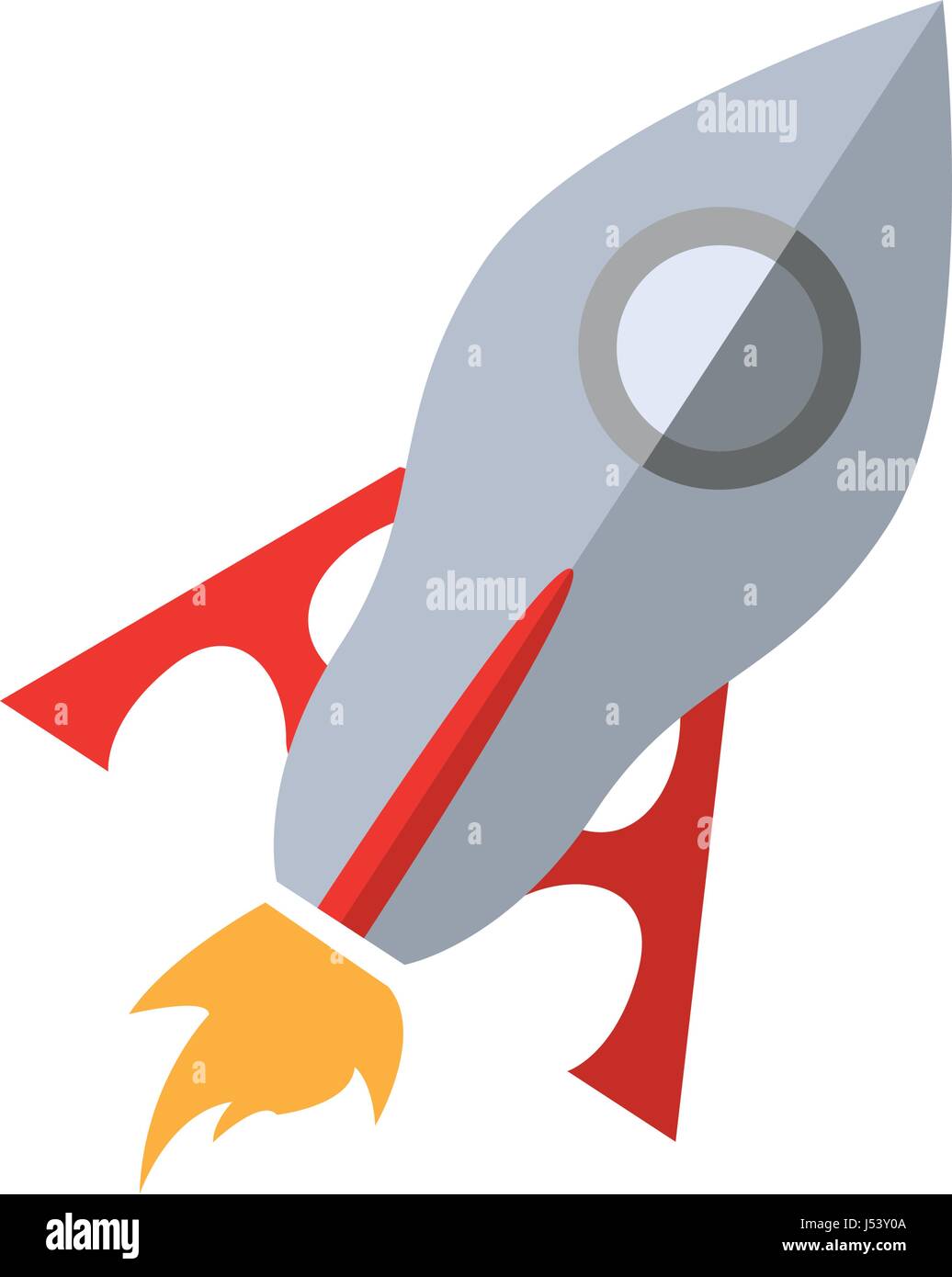 rocket science fiction Stock Vector Image & Art - Alamy