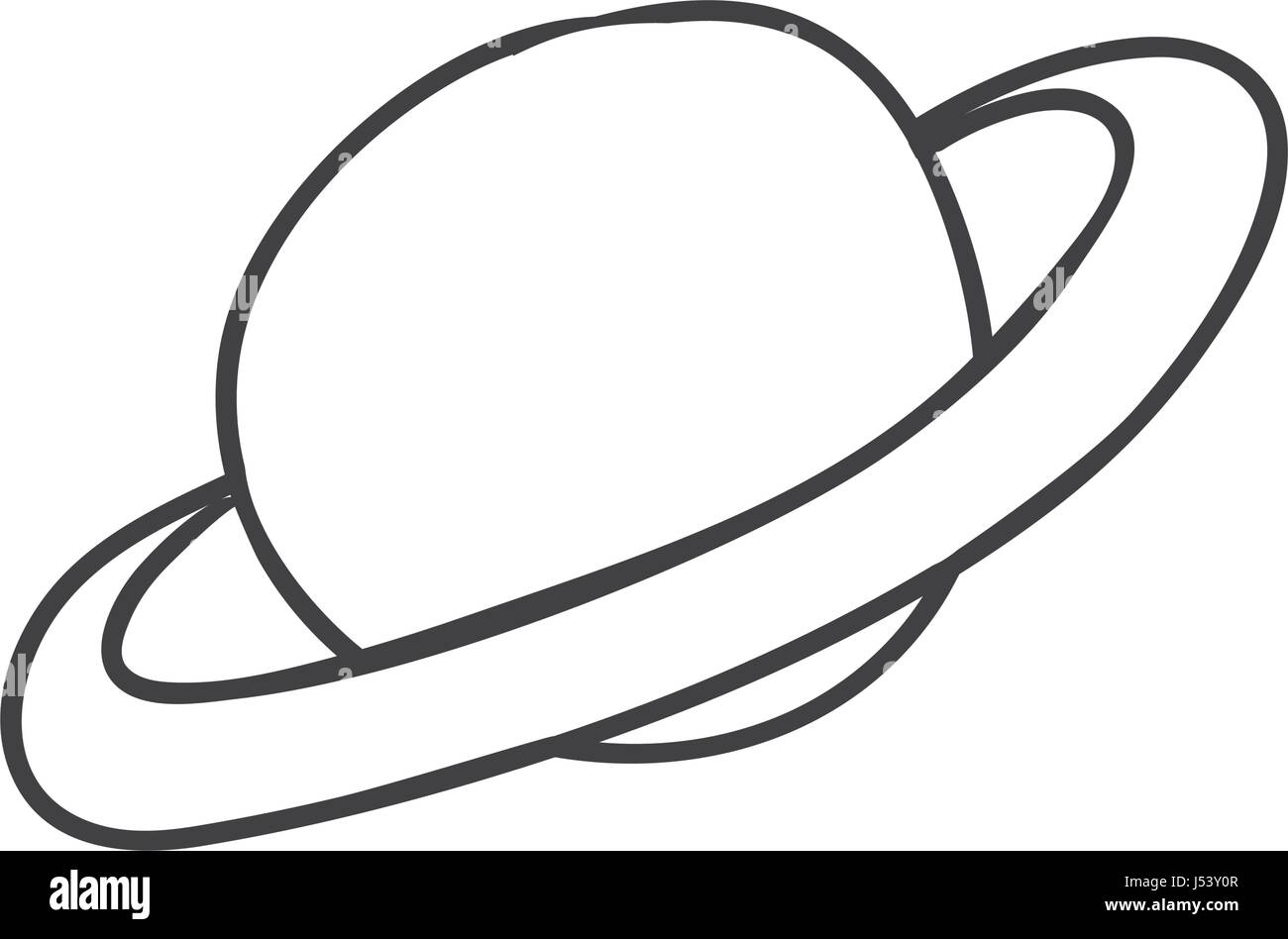 Planet globe ring in Black and White Stock Photos & Images - Alamy