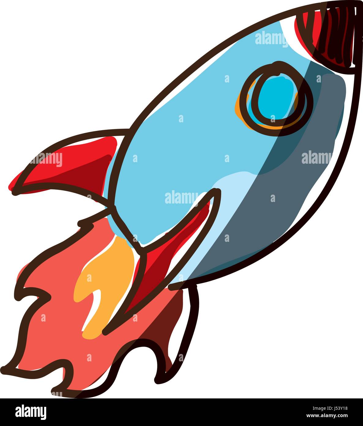 rocket cartoon doodle Stock Vector Image & Art - Alamy