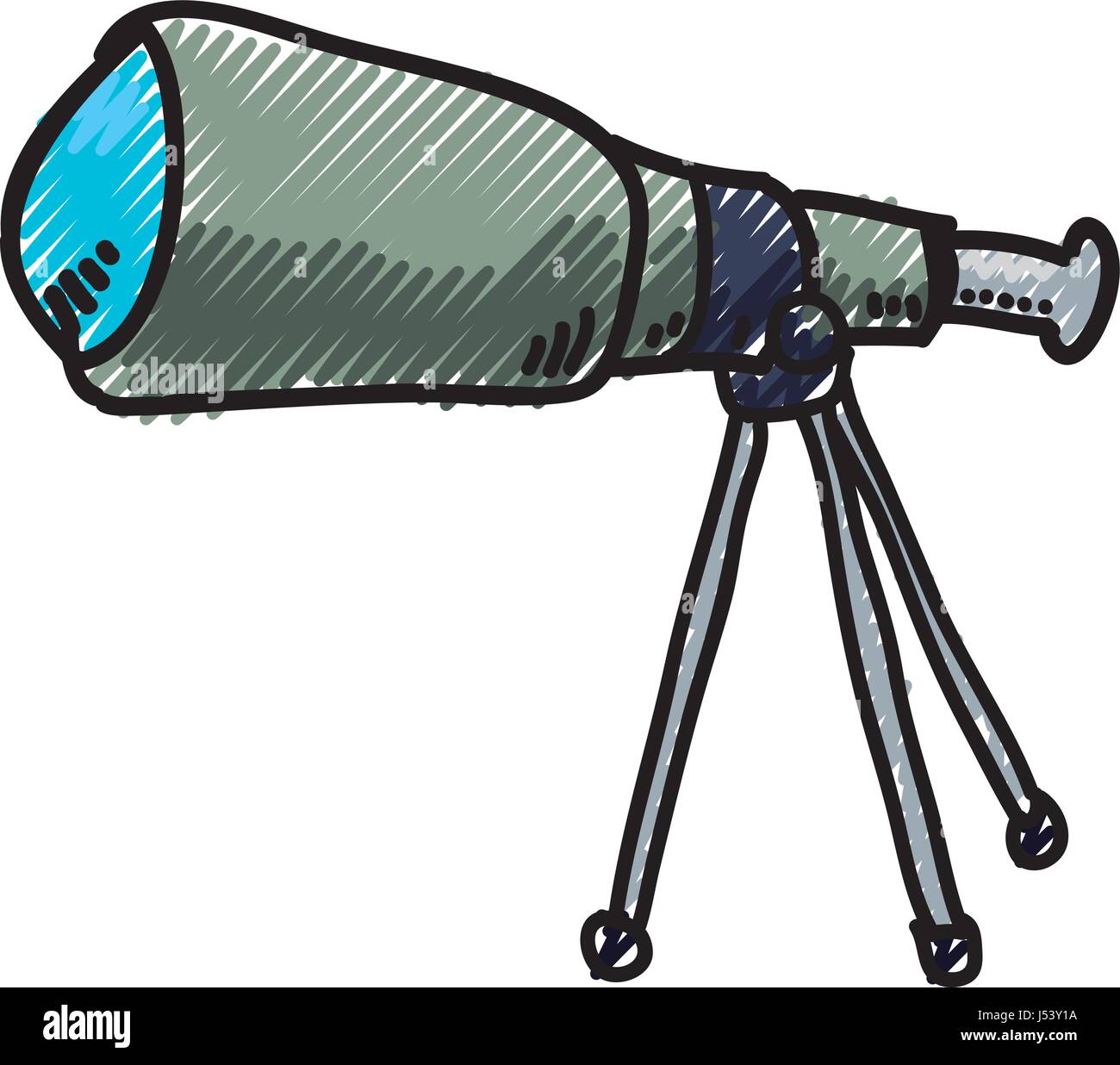 telescope science device Stock Vector Image & Art - Alamy