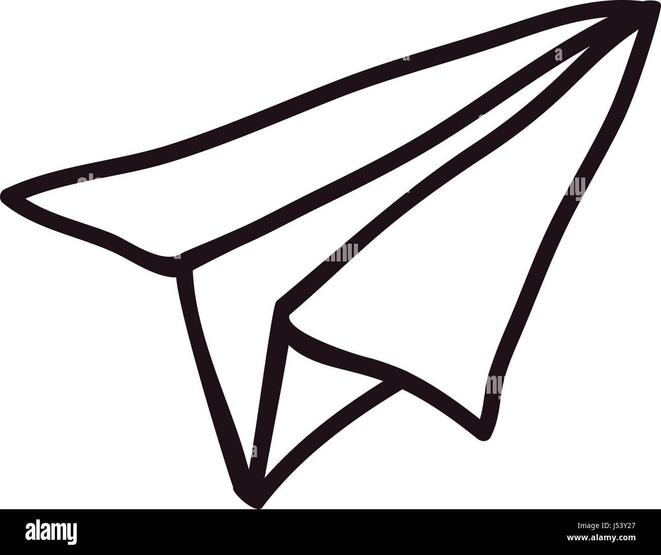 paper plane doodle Stock Vector Image & Art - Alamy