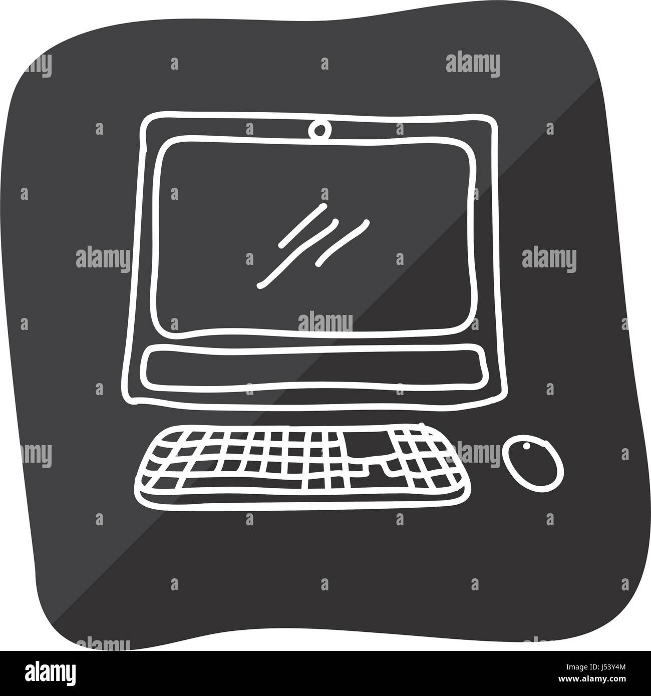 pc technology doodle Stock Vector Image & Art - Alamy