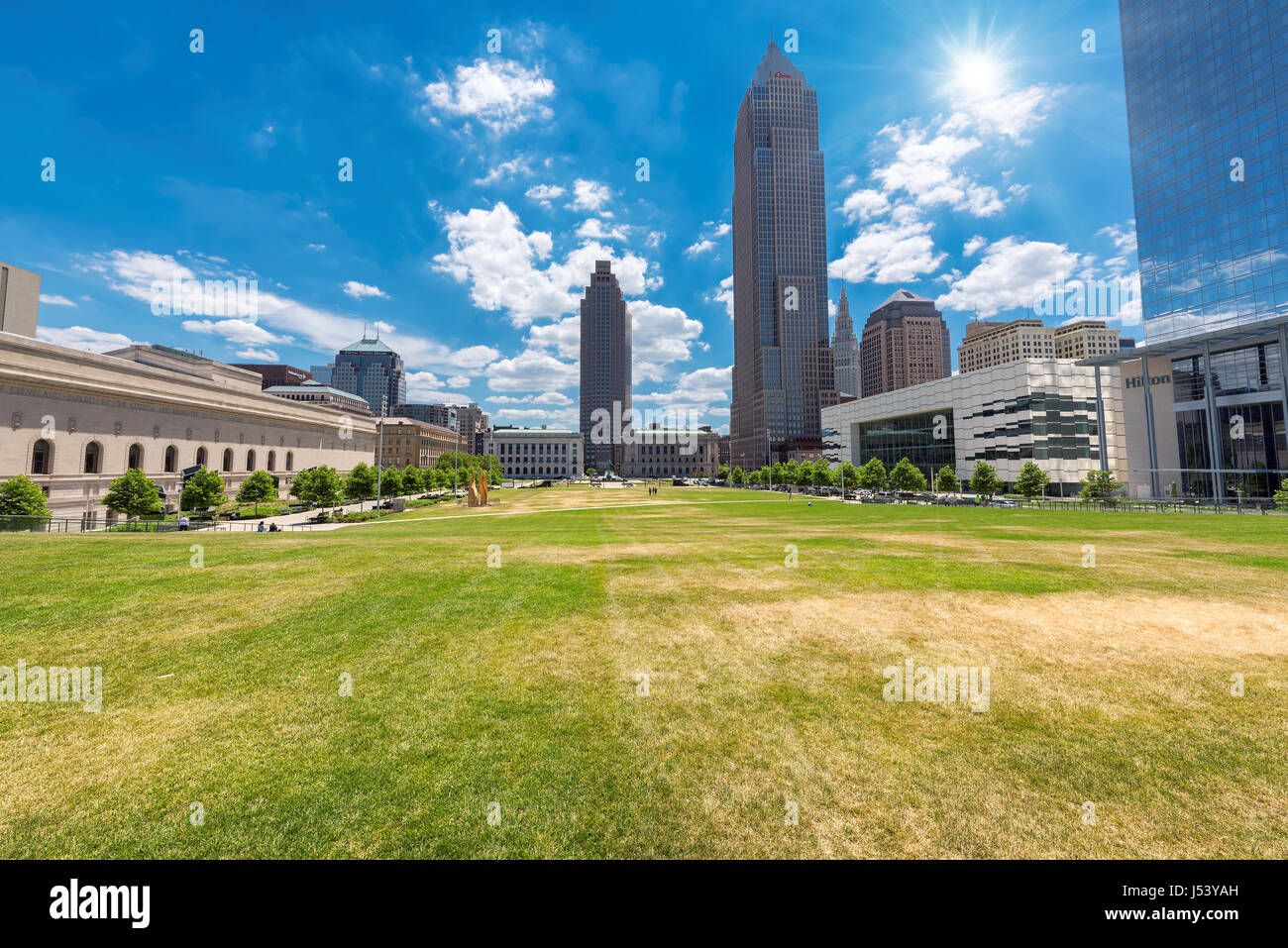Cleveland tower at erieview hi-res stock photography and images - Alamy