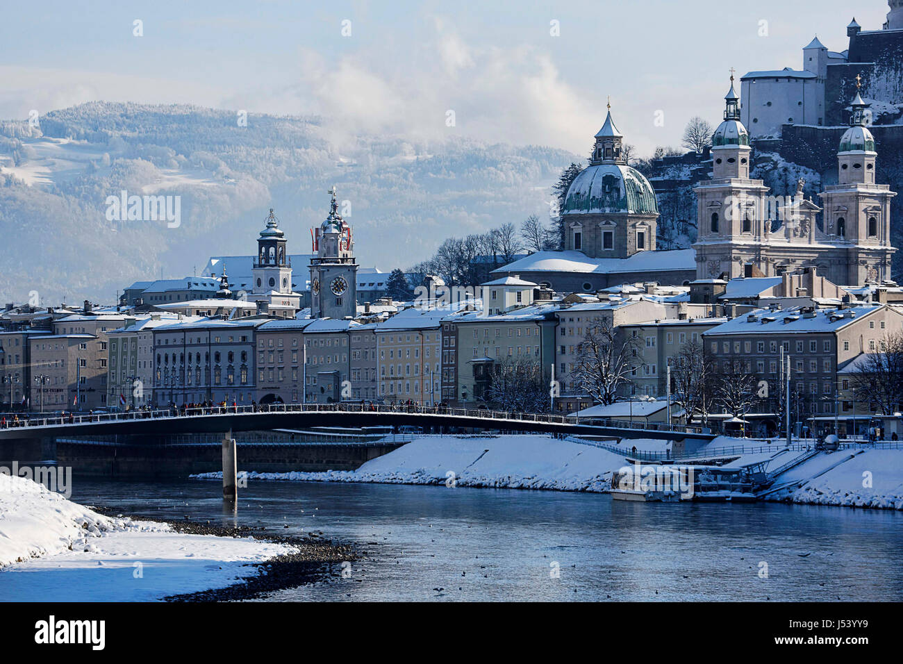 Hohensalzburg Castle In Winter