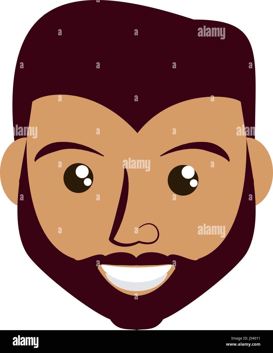 adult male head young Stock Vector Image & Art - Alamy