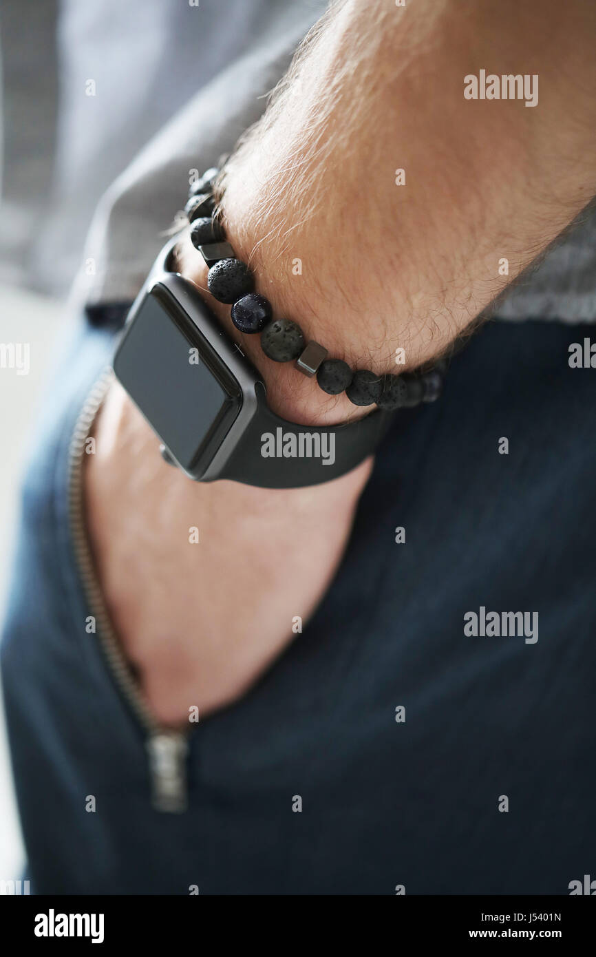 Man with watch Stock Photo - Alamy