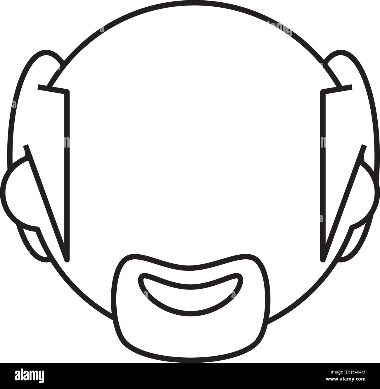 Bald Head Stock Vector Images - Alamy