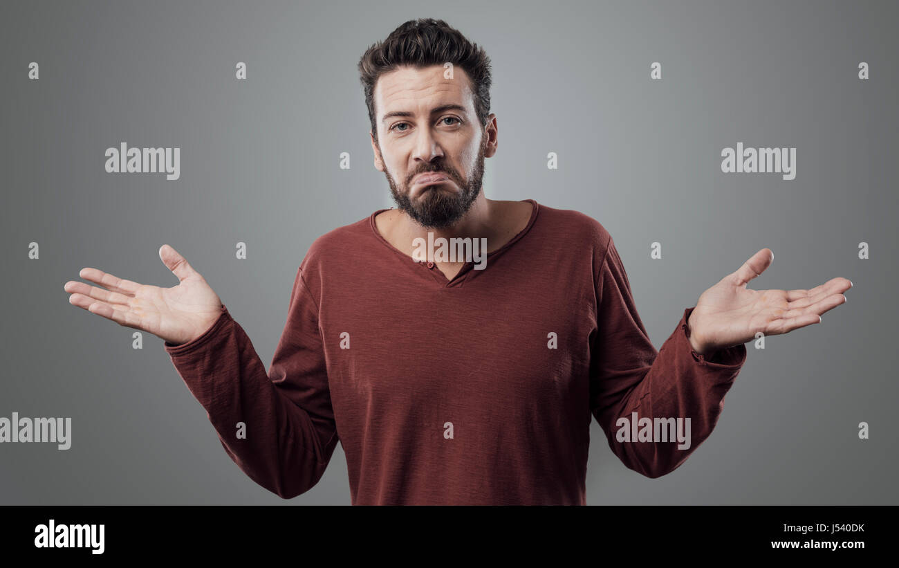 Shrug hi-res stock photography and images - Alamy