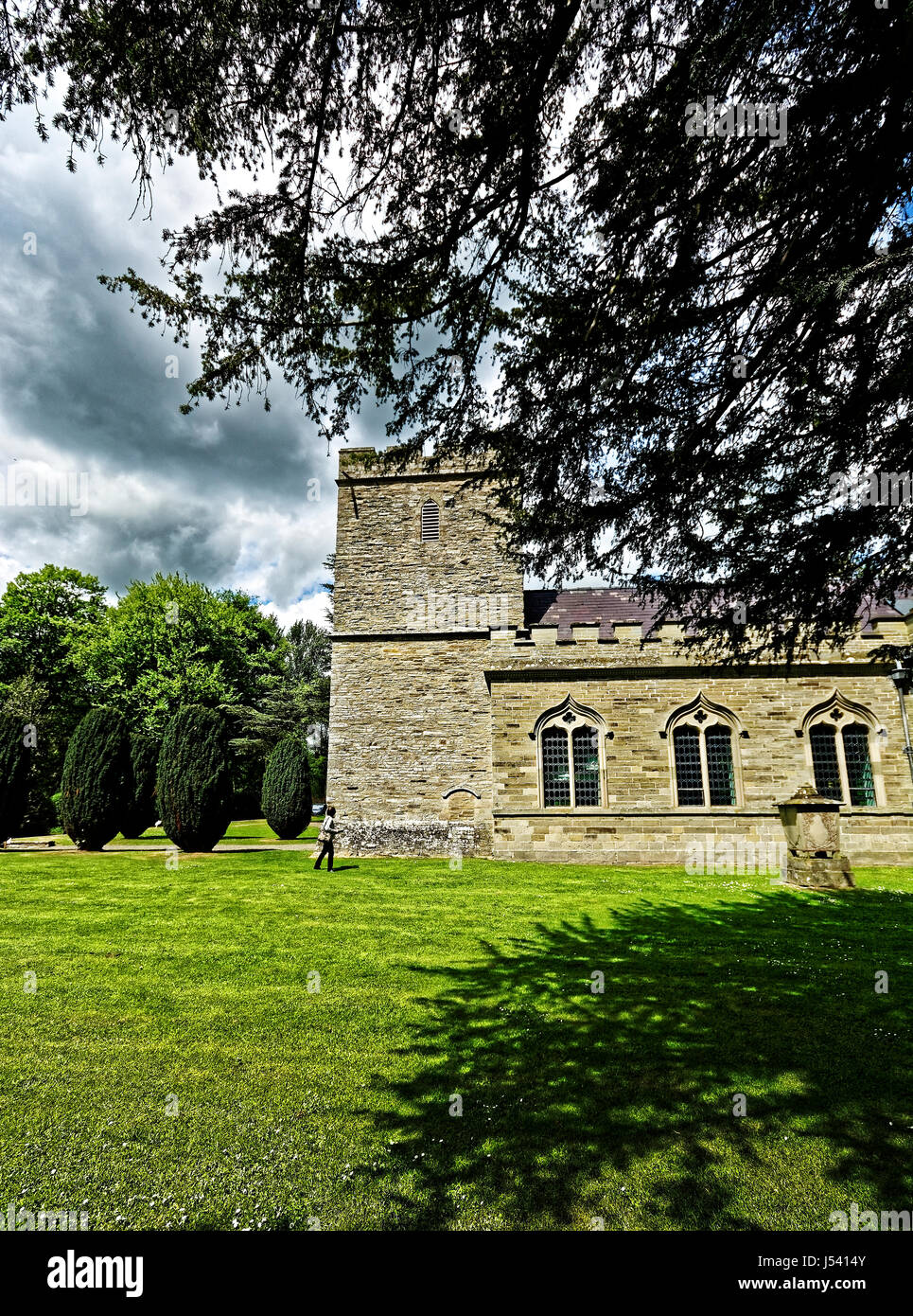 Shobdon Church in Herefordshire, is a dascinating church with bright ...