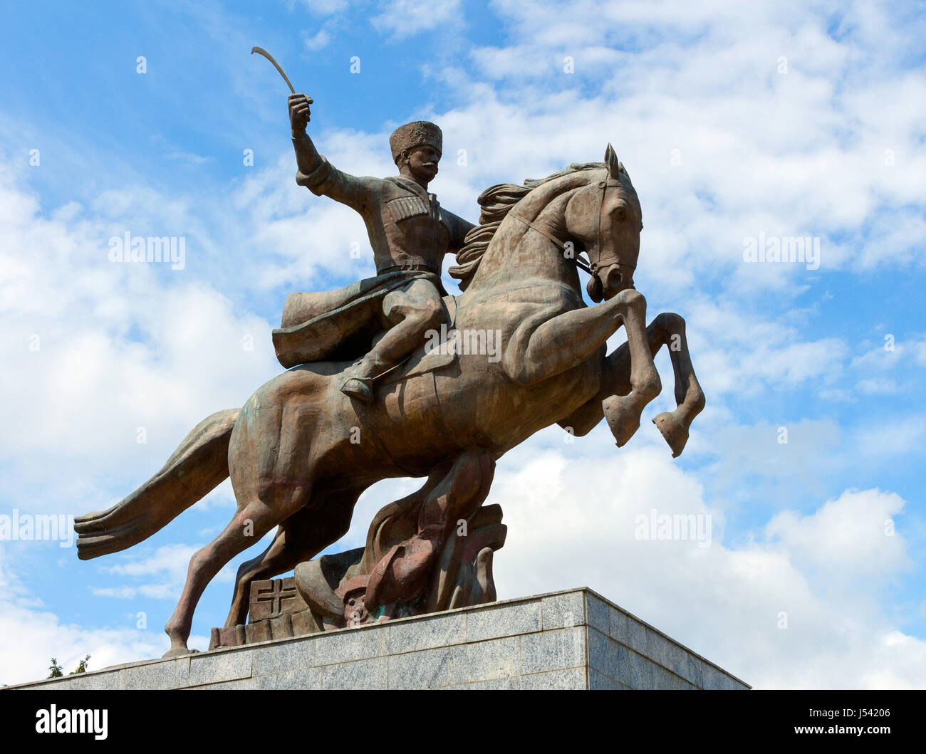 Monument to the heroes of the 115th Kabardino-Balkarian cavalry ...