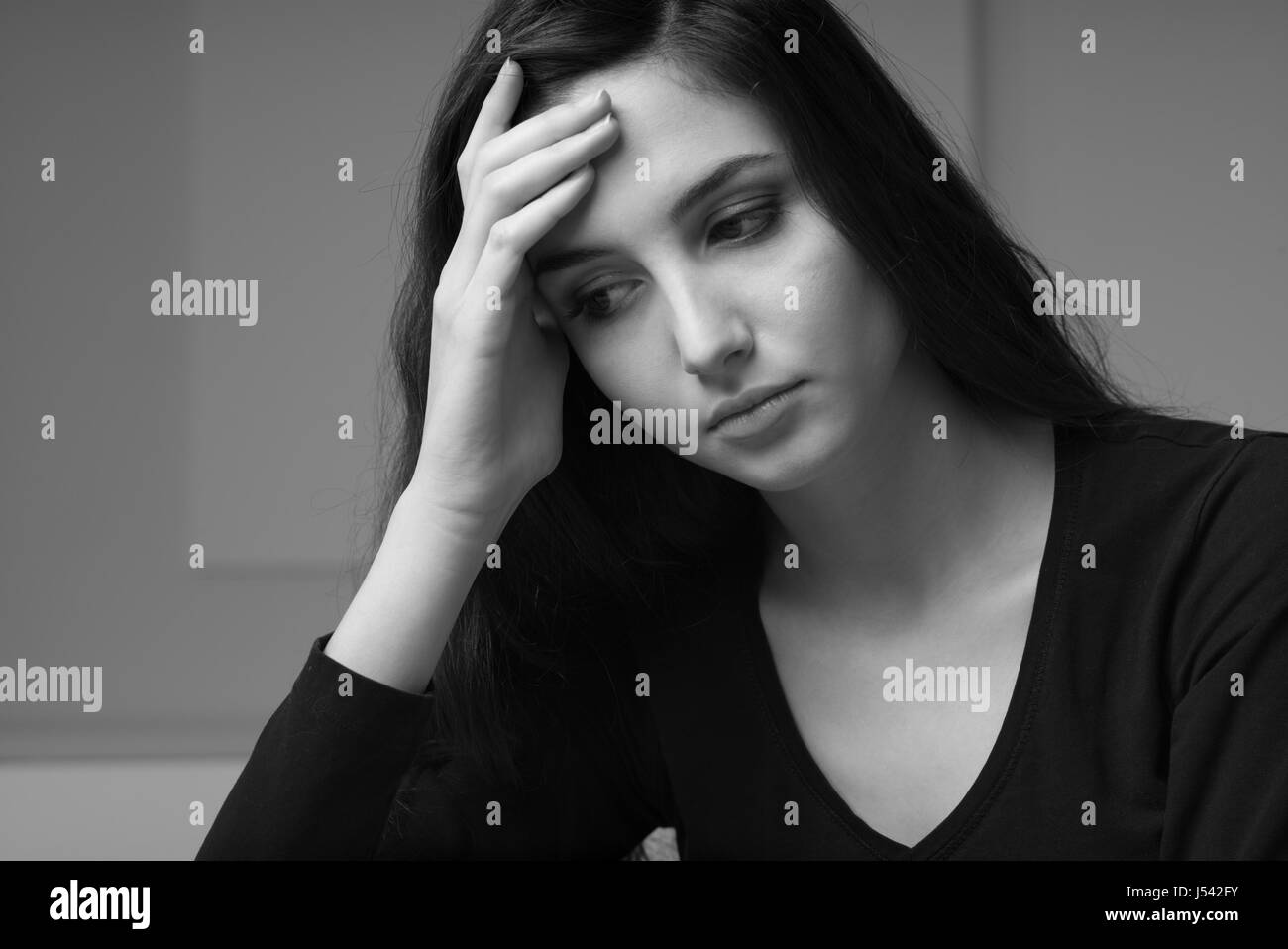 Forehead touching Black and White Stock Photos & Images - Alamy