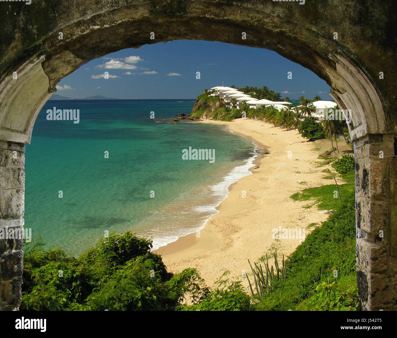 blue arc beach seaside the beach seashore goal passage gate archgway ...