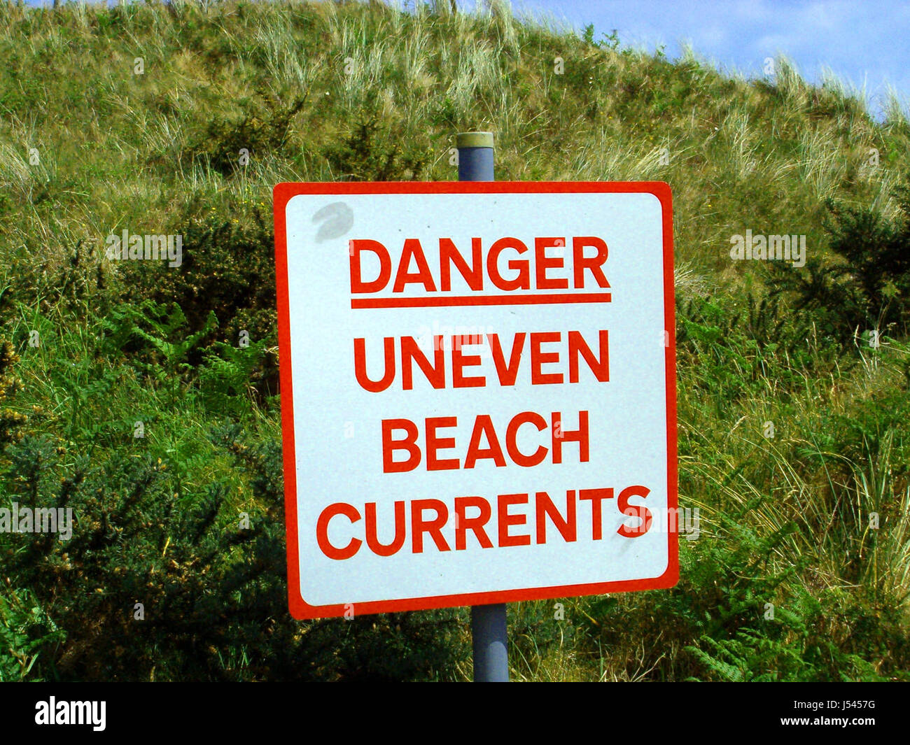 sign signal beach seaside the beach seashore dune hint illegal stealthy ...
