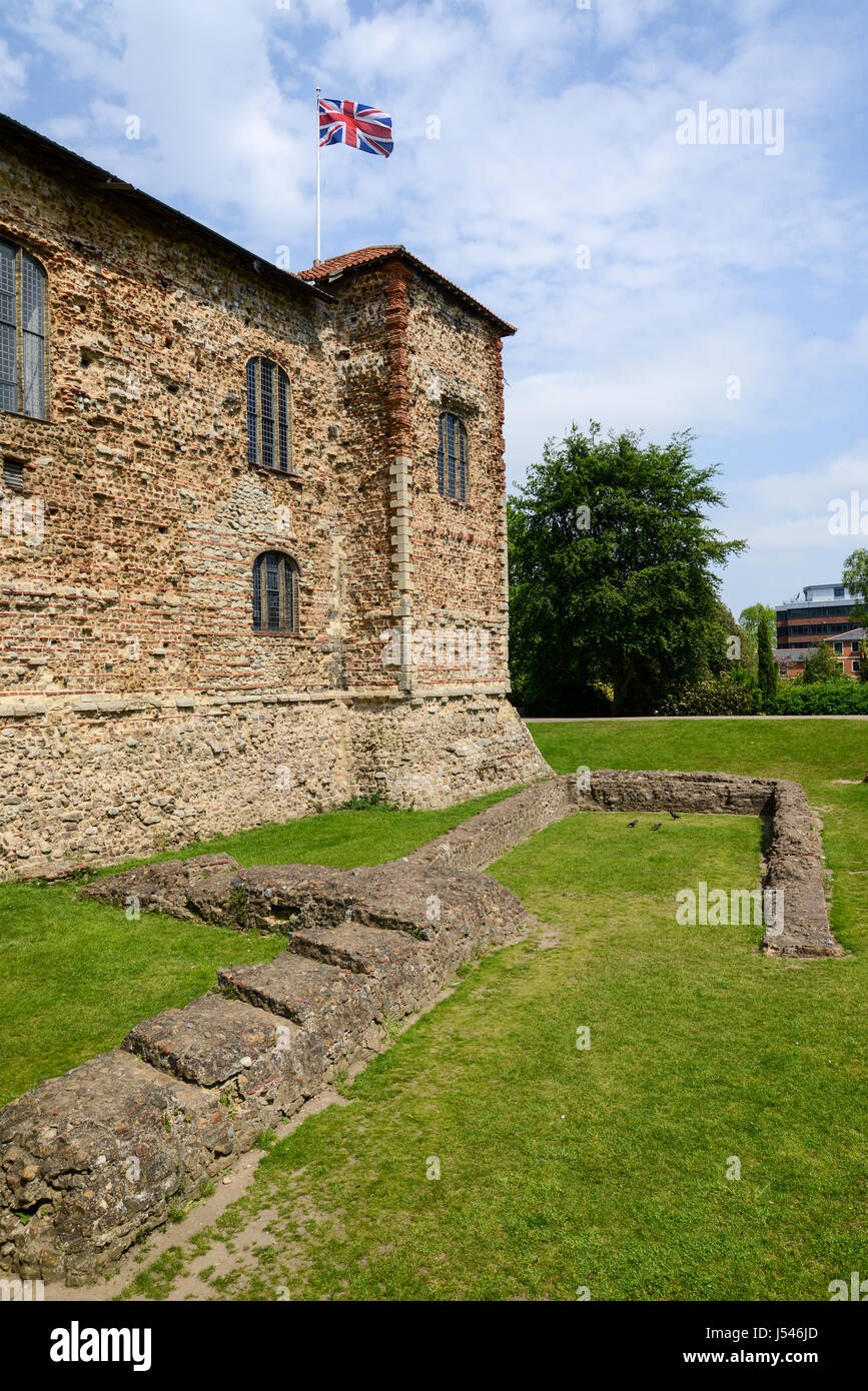 Colchester flag on building hi-res stock photography and images - Alamy