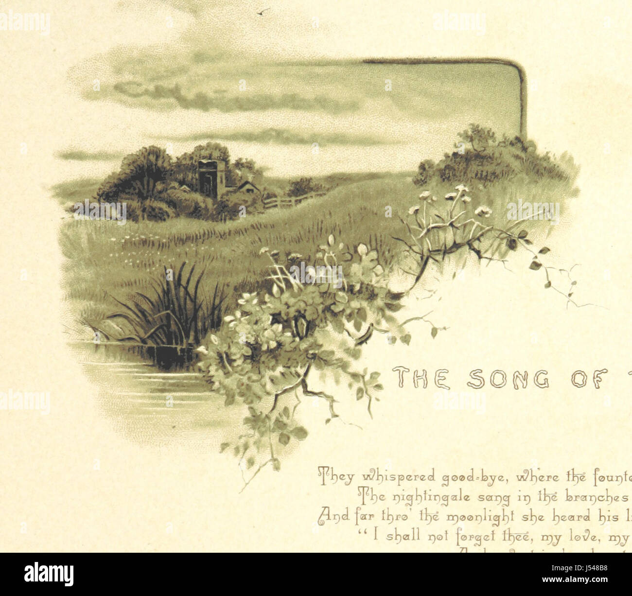 Songs and Echoes ... Illustrated by E. Barnard Stock Photo - Alamy