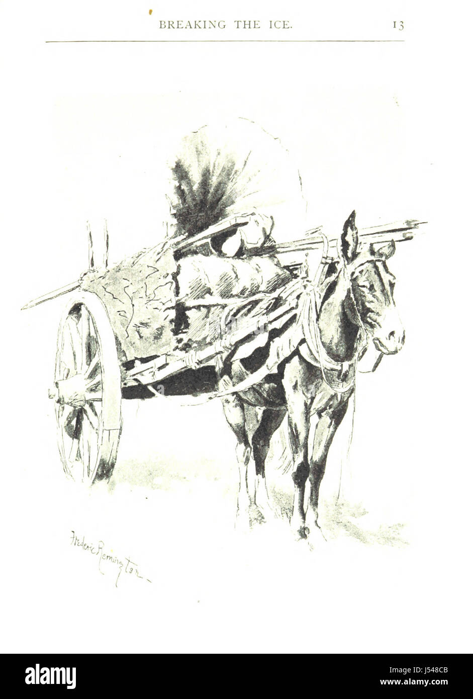 An image from 'The Oregon Trail, etc.' depicting scenes from the ...