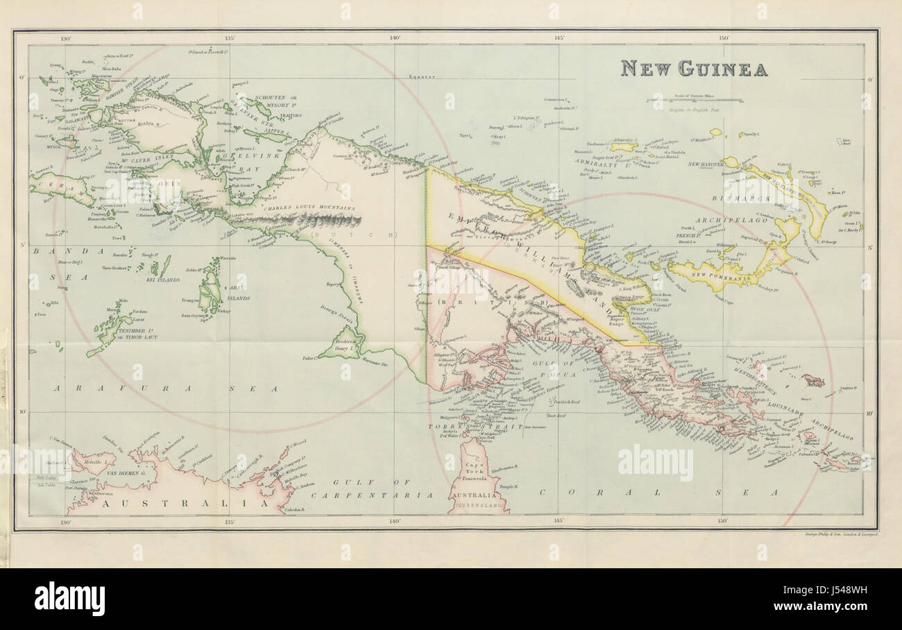 Papua new guinea maps hi-res stock photography and images - Alamy