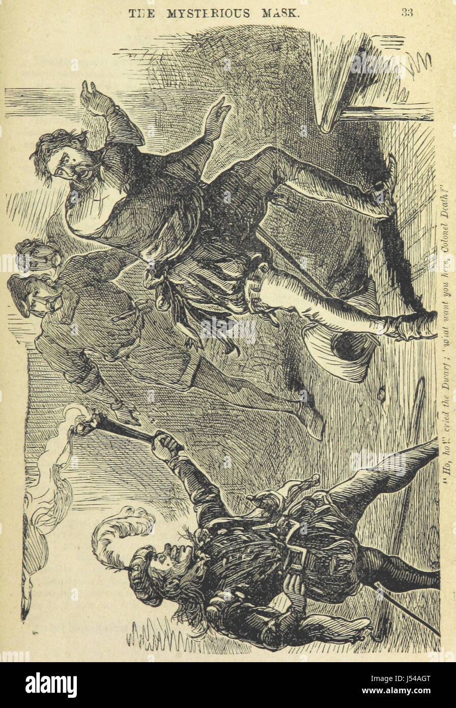 The Mysterious Mask. (A Story of Old London Stock Photo - Alamy