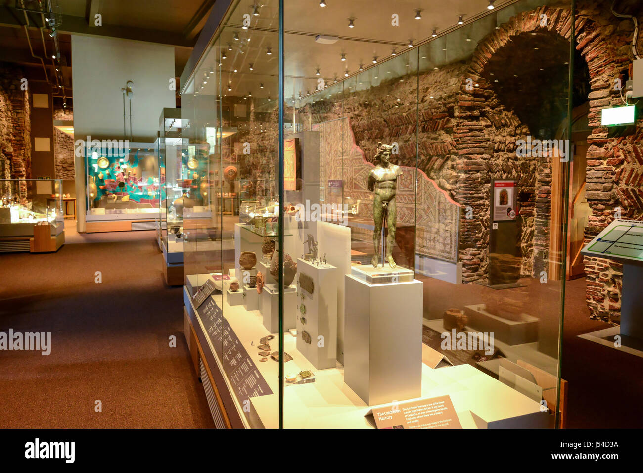 Roman mosaic castle museum hi-res stock photography and images - Alamy