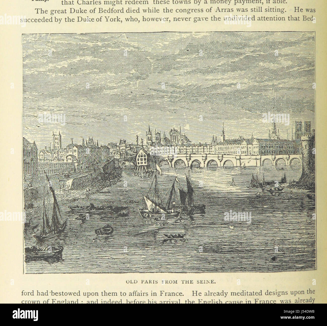 This illustrated history of England includes engravings and provides a ...