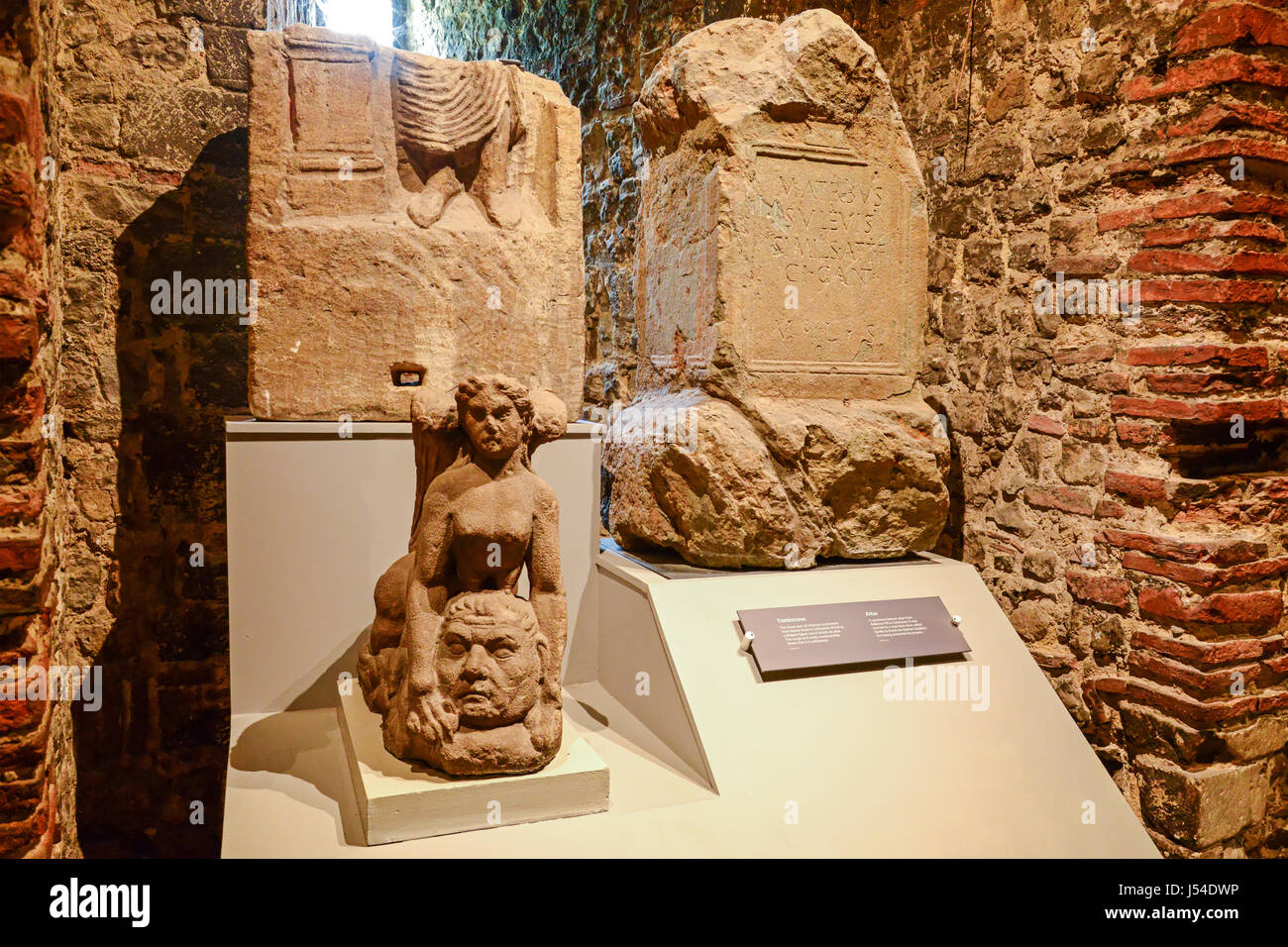 Roman Sculpture - Castle Museum, Colchester, Essex Stock Photo - Alamy