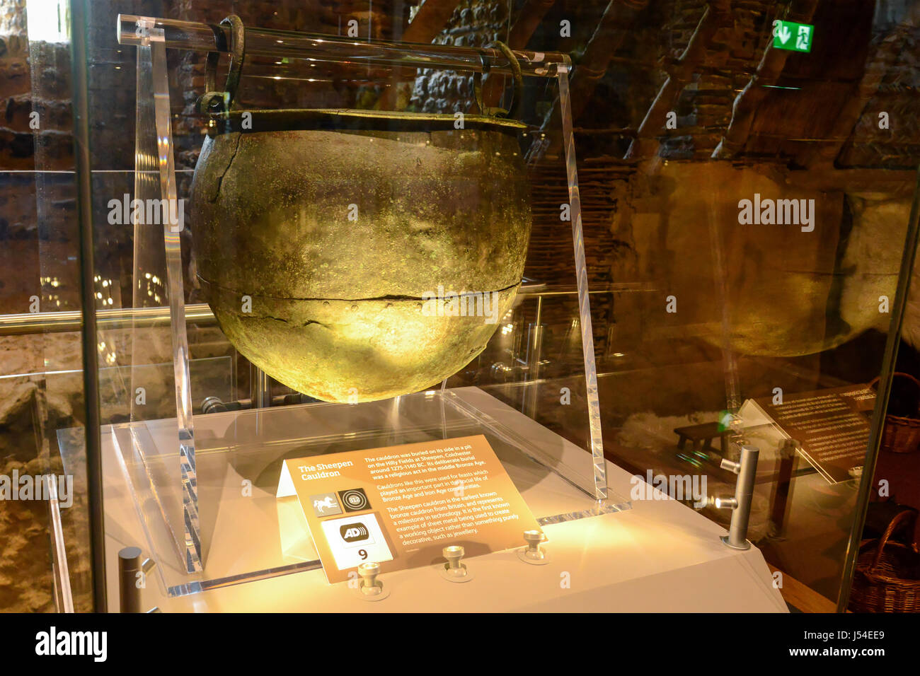 The Sheepen Cauldron - Castle Museum, Colchester, Essex Stock Photo - Alamy