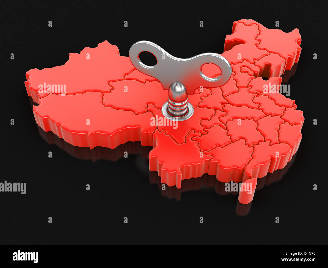 China map cutout hi-res stock photography and images - Alamy
