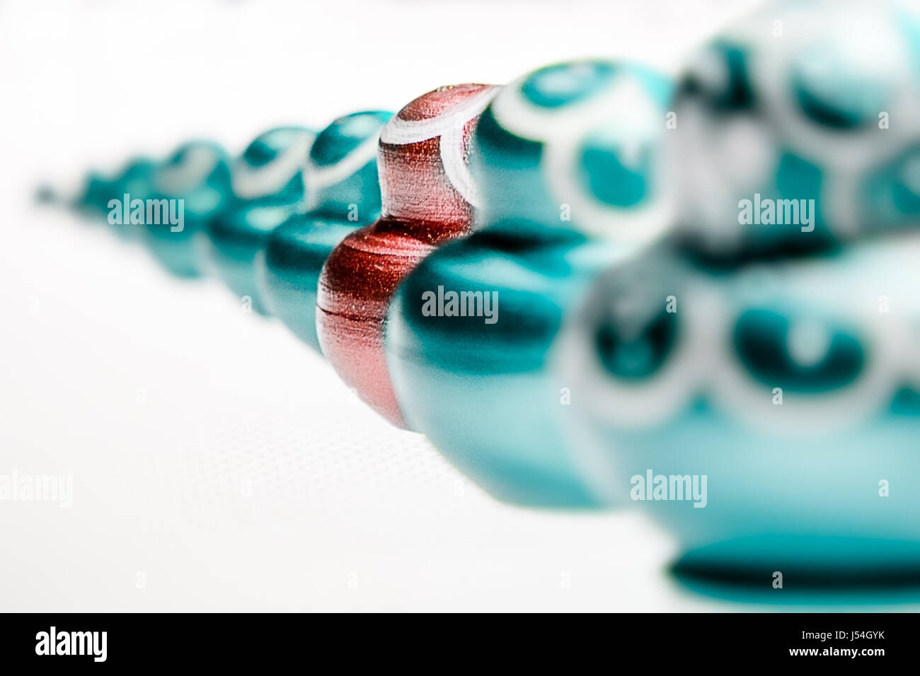 single red isolated again cyan toys Stock Photo - Alamy