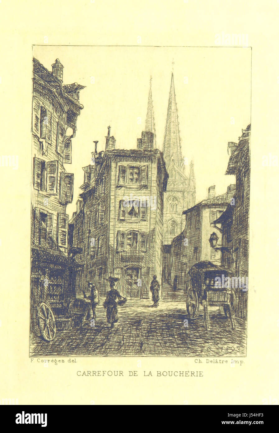 This French title translates to 'Historical and Picturesque Bayonne ...