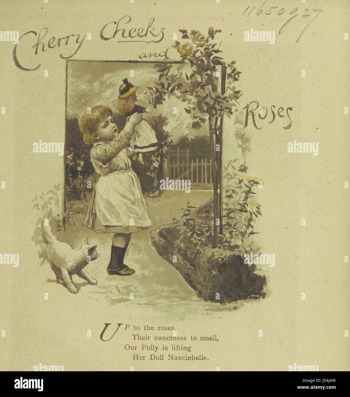 Cherry Cheeks and Roses. [In verse.] Stock Photo - Alamy