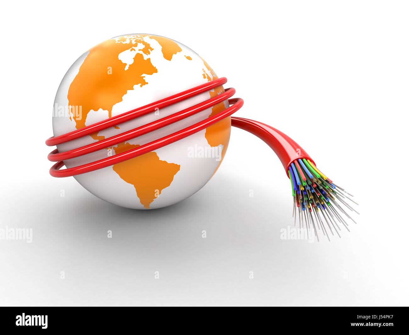 Fiber optic cable map hi-res stock photography and images - Alamy