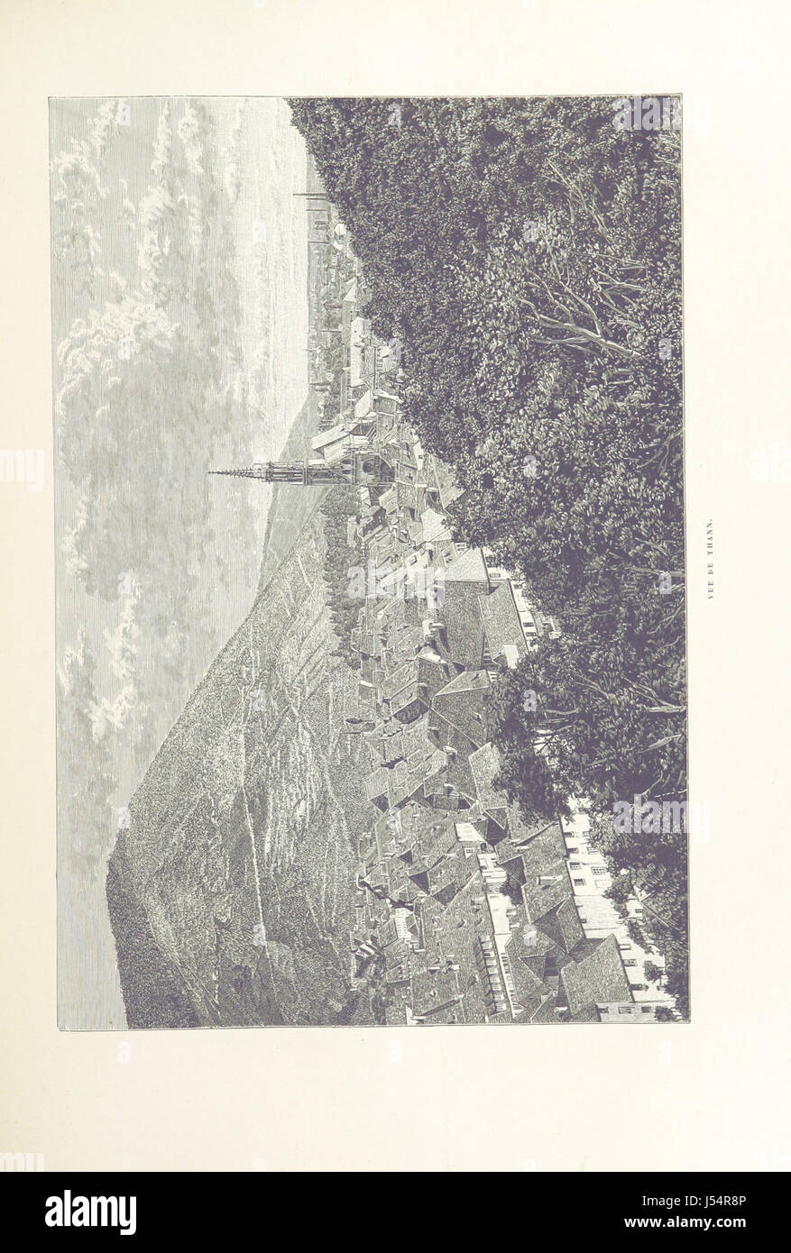 19th century alsace town representation hi-res stock photography and ...