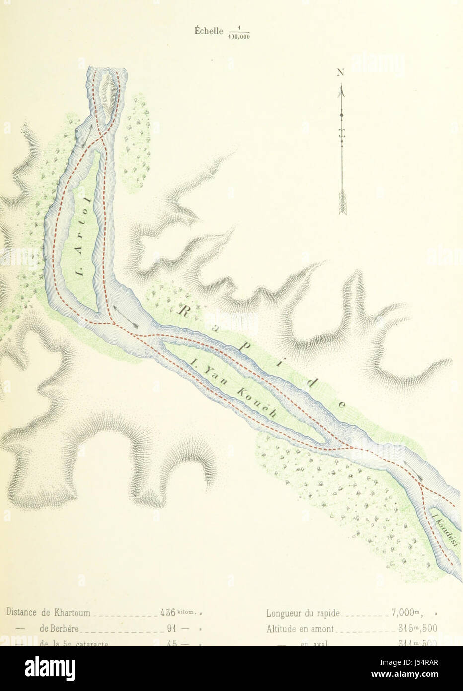 Nile river maps cartography geography nile river hi-res stock ...