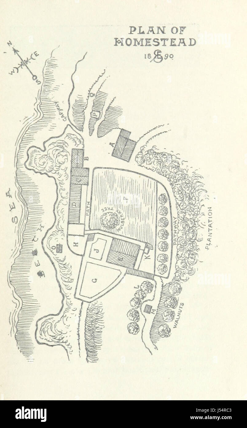 A narrative detailing life on Jethou Island, Channel Islands, drawing ...