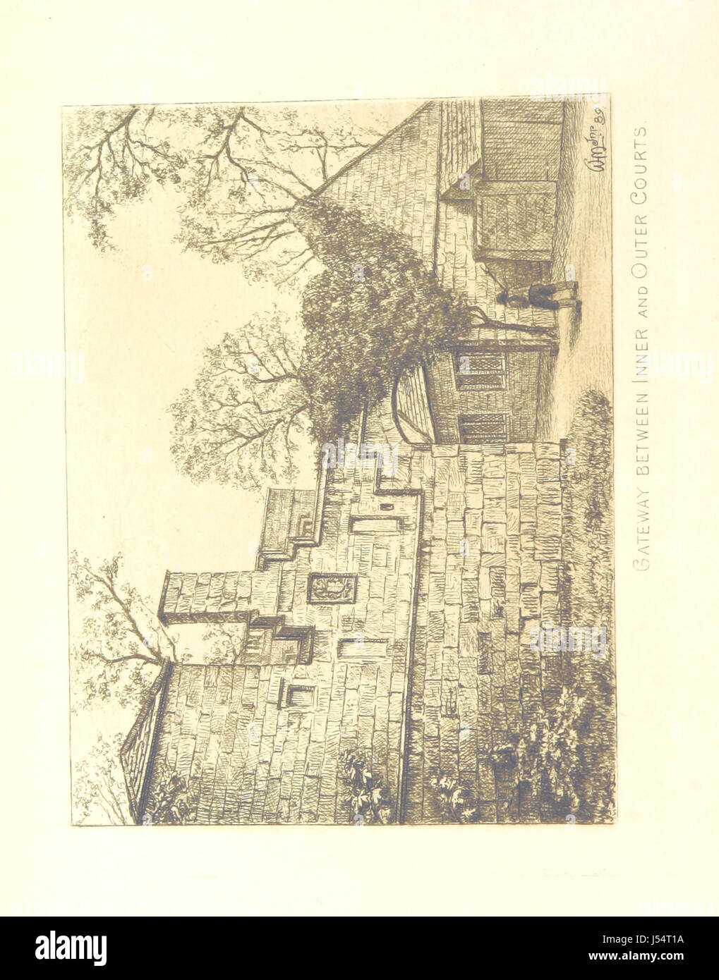 The Old Hall at Heath, dating from 1568 to 1888, was illustrated by W ...