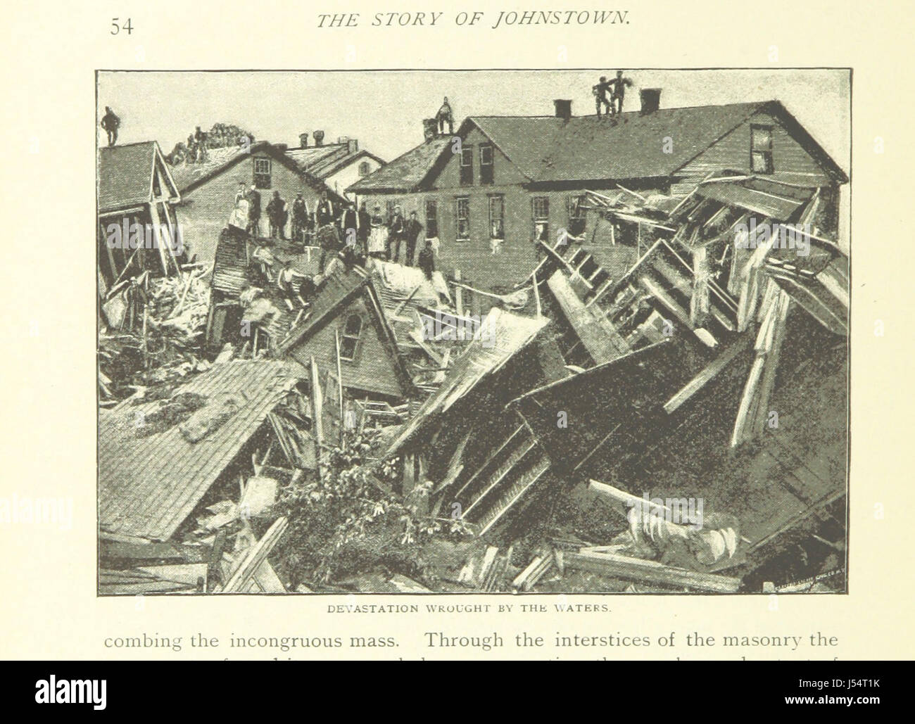 *The Story of Johnstown* is a historical account of the Johnstown flood ...