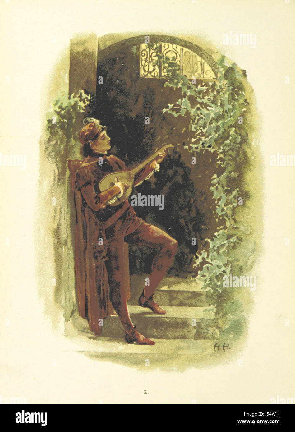 The image from page 6 of 'A Book of Modern Ballads,' a collection by E ...