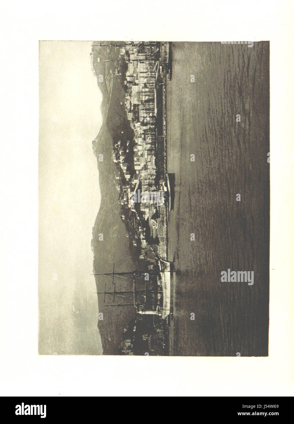 This image presents an illustrated view of Genoa, often referred to as ...