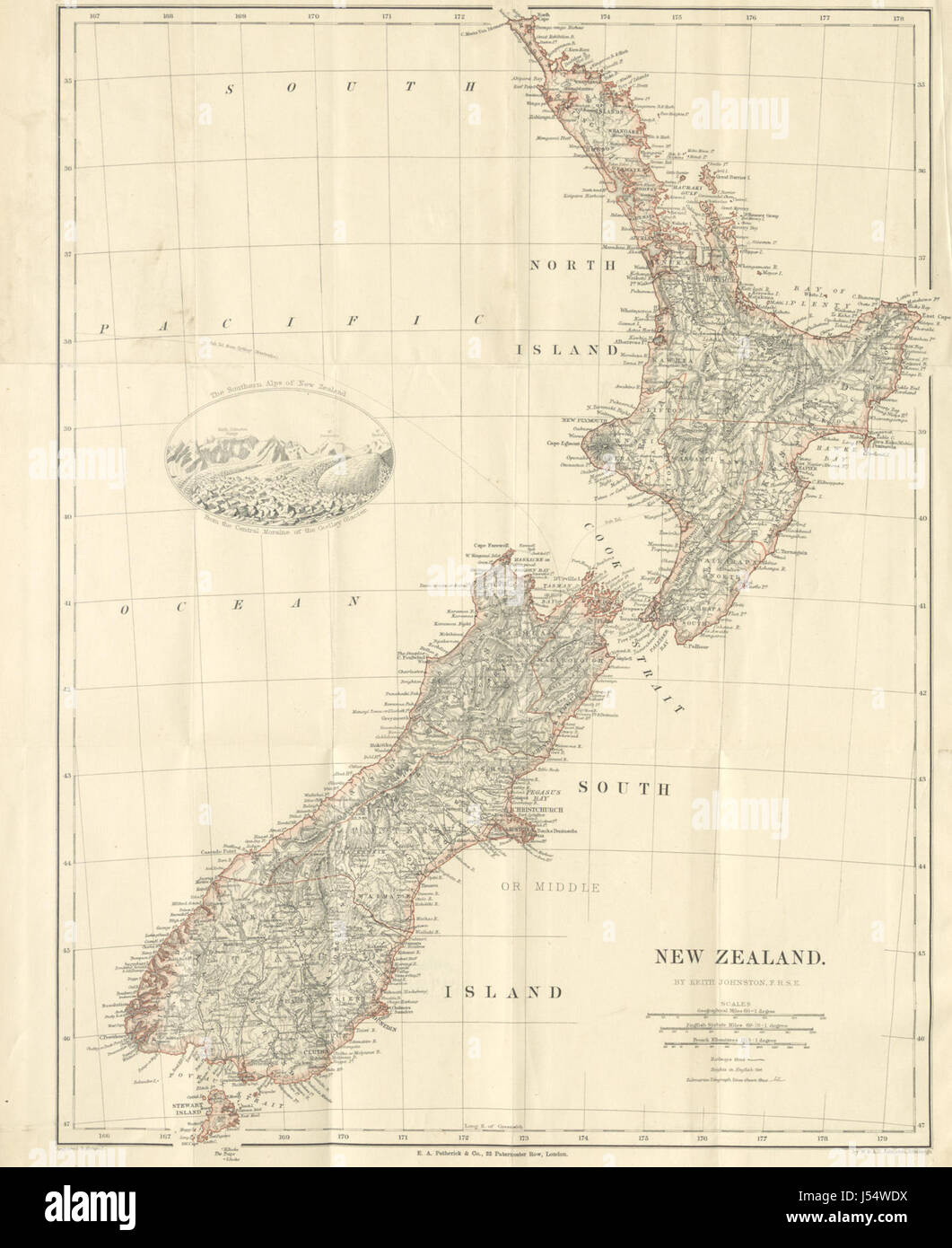 This image from 'The Colony of New Zealand' depicts the history ...