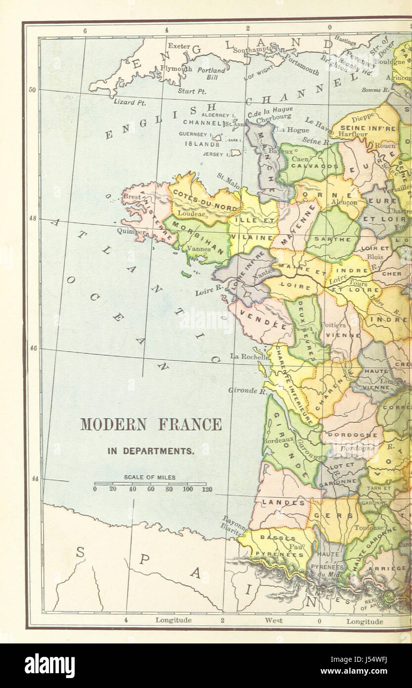 Image taken from page 6 of 'The Leading Facts of French History' Stock ...