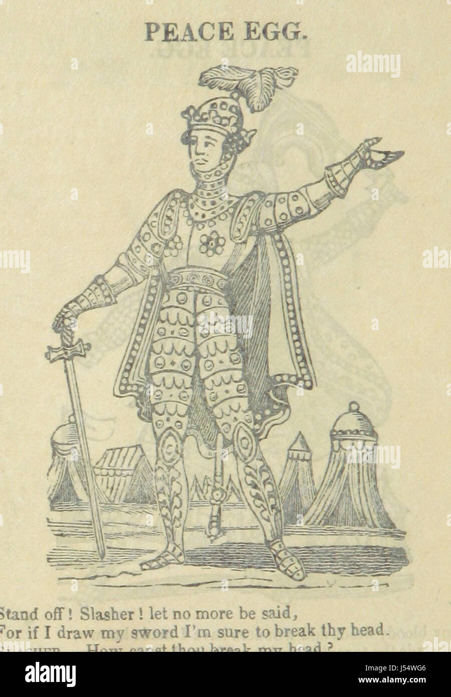 The Peace Egg. [A mumming play.] Stock Photo - Alamy