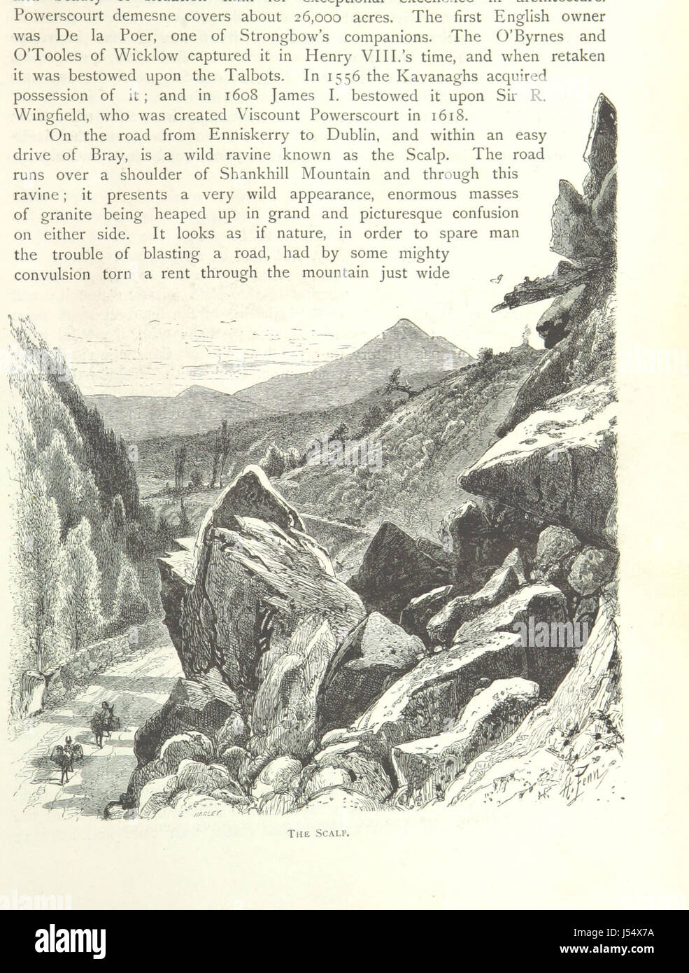 A book featuring illustrated depictions of Irish landscapes and culture ...