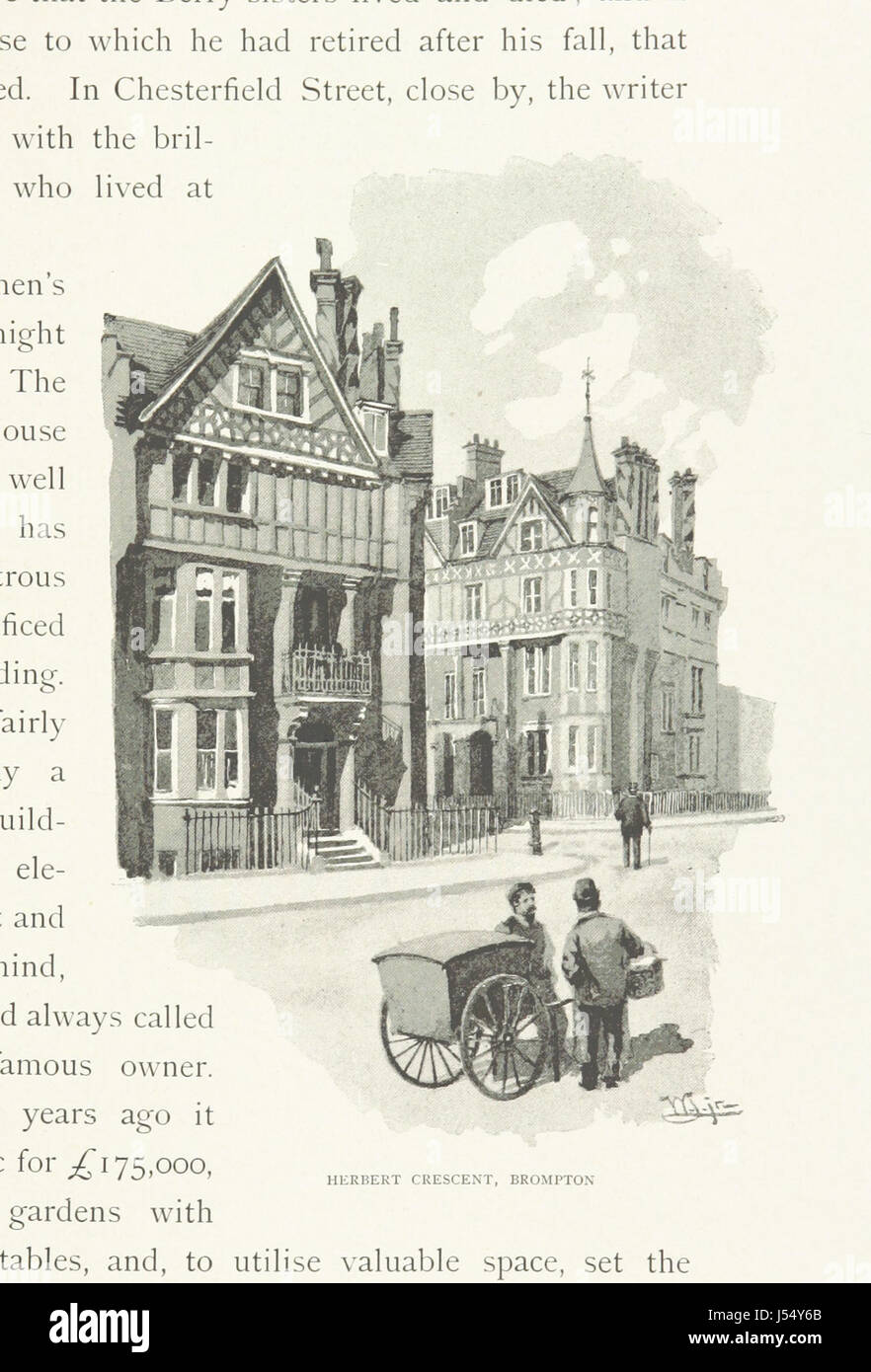 This reference pertains to illustrations of the city suburbs of London ...