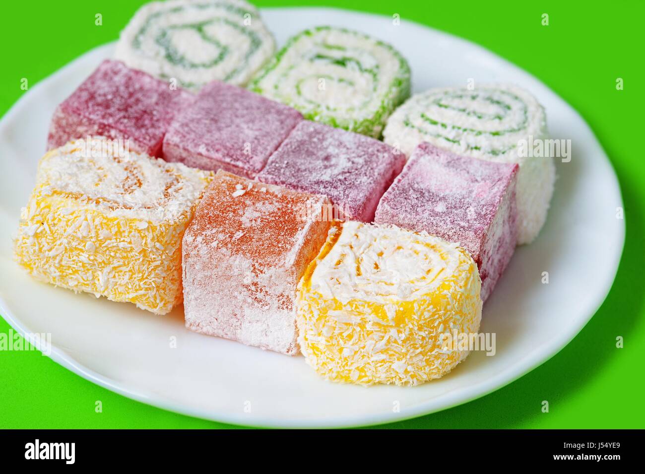Rahat-lokum. Eastern sweets Lokum Stock Photo - Alamy