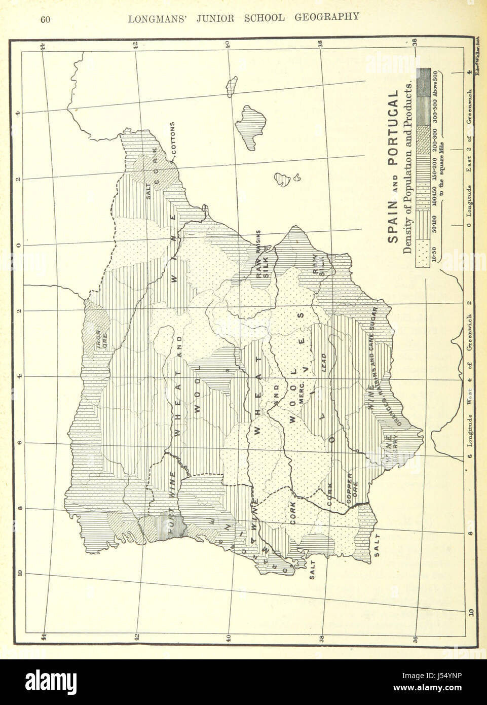 This image is sourced from a geography textbook for junior schools ...