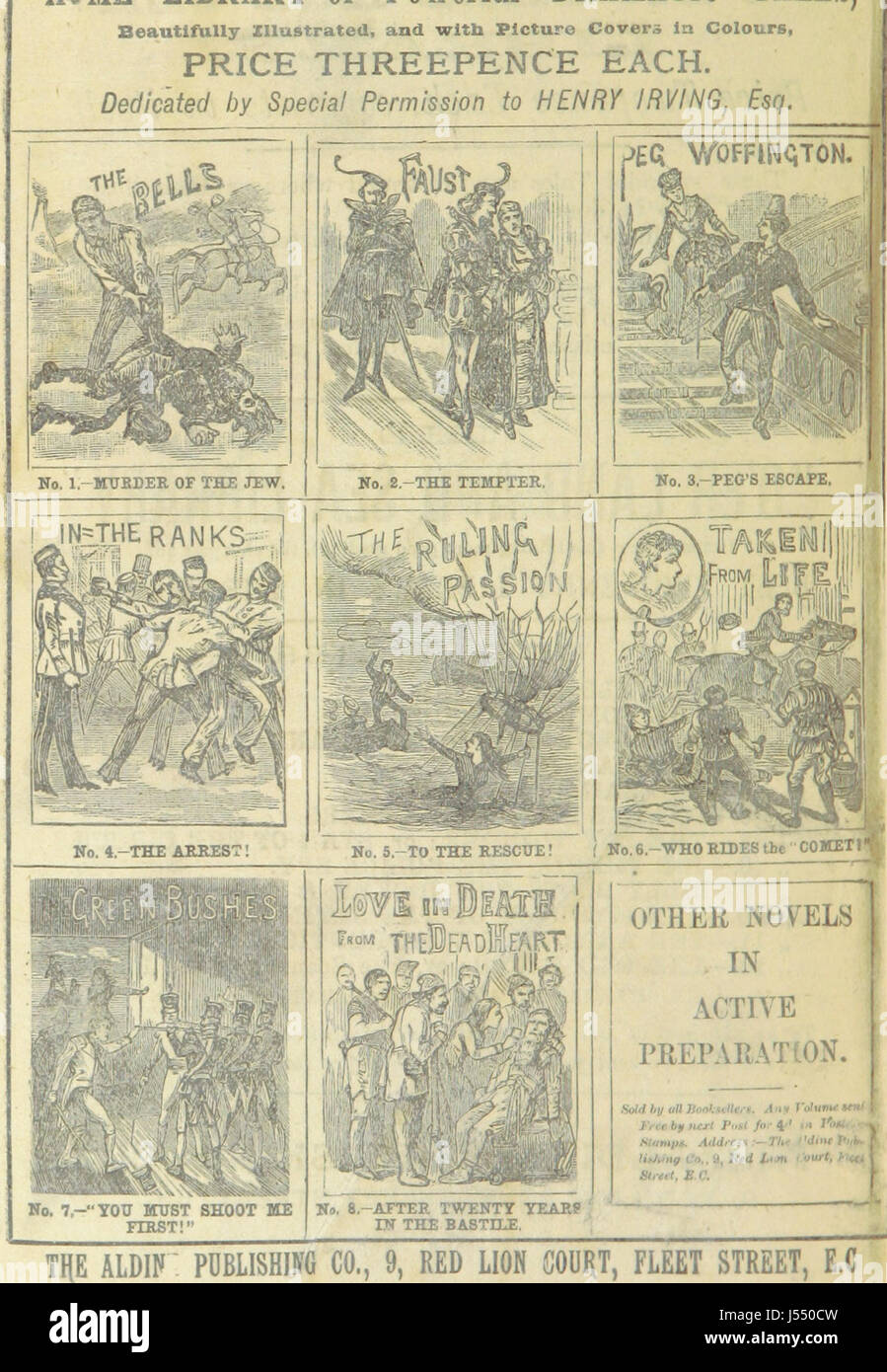 The Aldine “O'er Land and Sea.” Library Stock Photo - Alamy