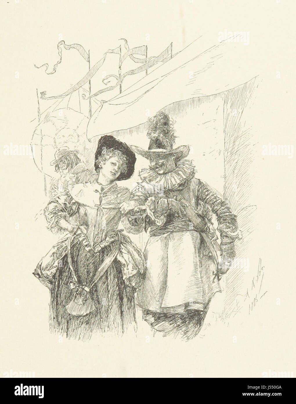 *Old Songs*, a collection of songs with illustrations by E.A. Abbey and ...